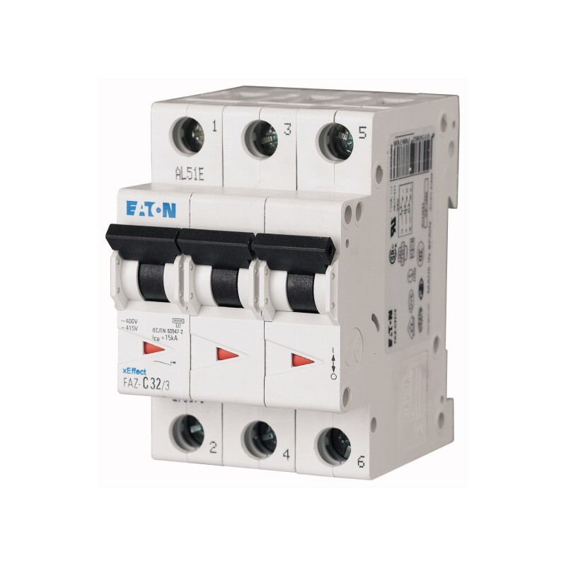 FAZ-C20/3 278874 ELECTRIC Int. magnetotérmico FAZ, 20A, 3P, curva C | Lepsac