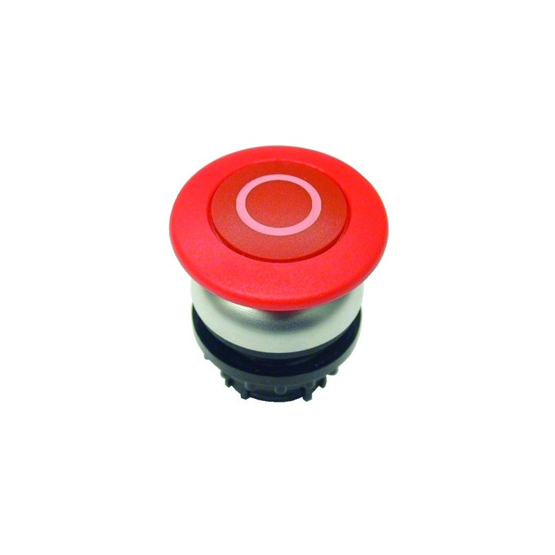 M22-DRP-R-X0 216751 M22-DRP-R-X0Q ELECTRIC Pulsador seta 22 mm Enclavamiento Rojo Inscripción ...