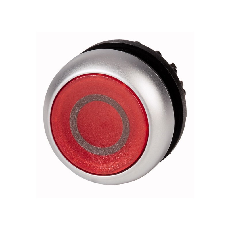 M22-DL-R-X0 216936 M22-DL-R-X0Q ELECTRIC Pulsador luminoso rasante 22 mm Retorno Rojo ...