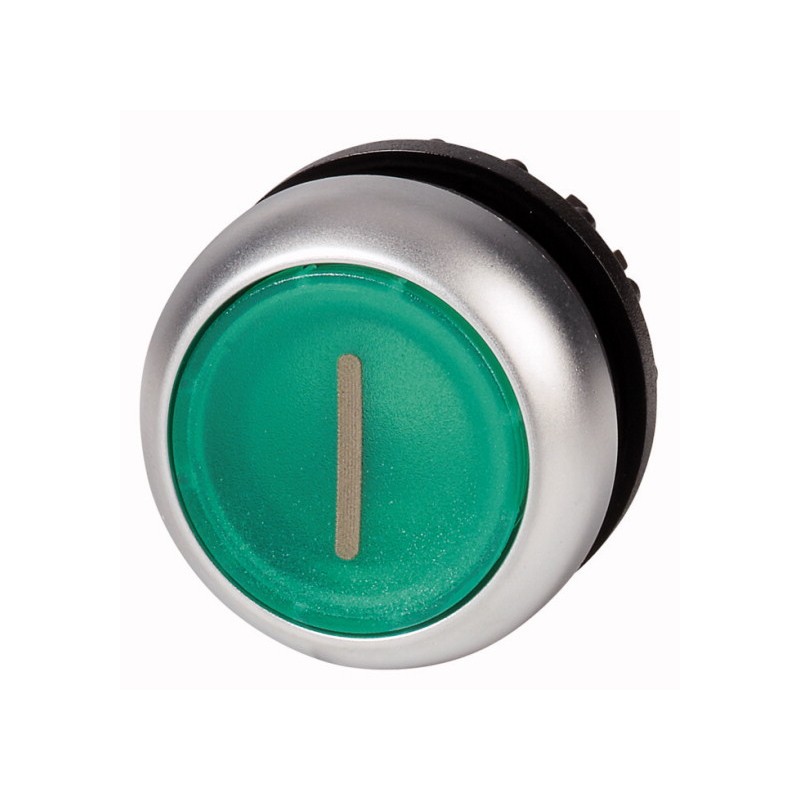 M22-DL-G-X1 216938 M22-DL-G-X1Q ELECTRIC Pulsador luminoso rasante 22 mm Retorno Verde ...