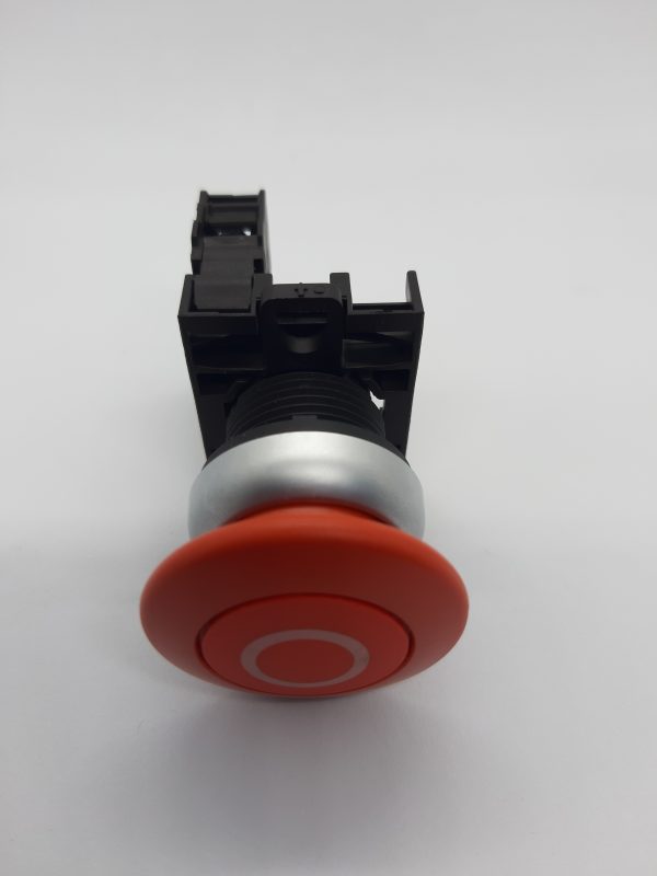 M22-DP-R/K01 210008 BOTON PULSADOR TIPO HONGO ROJO CON NC | Lepsac