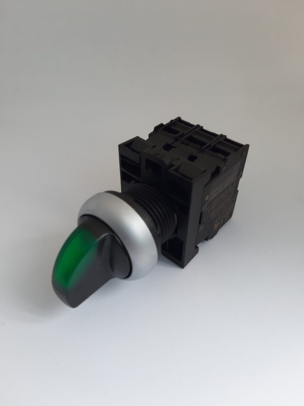 M22-WRLK3-G/LED230-G/K20 210047 SELECTOR LUMINOSO VERDE 3 POS. 230 V ...