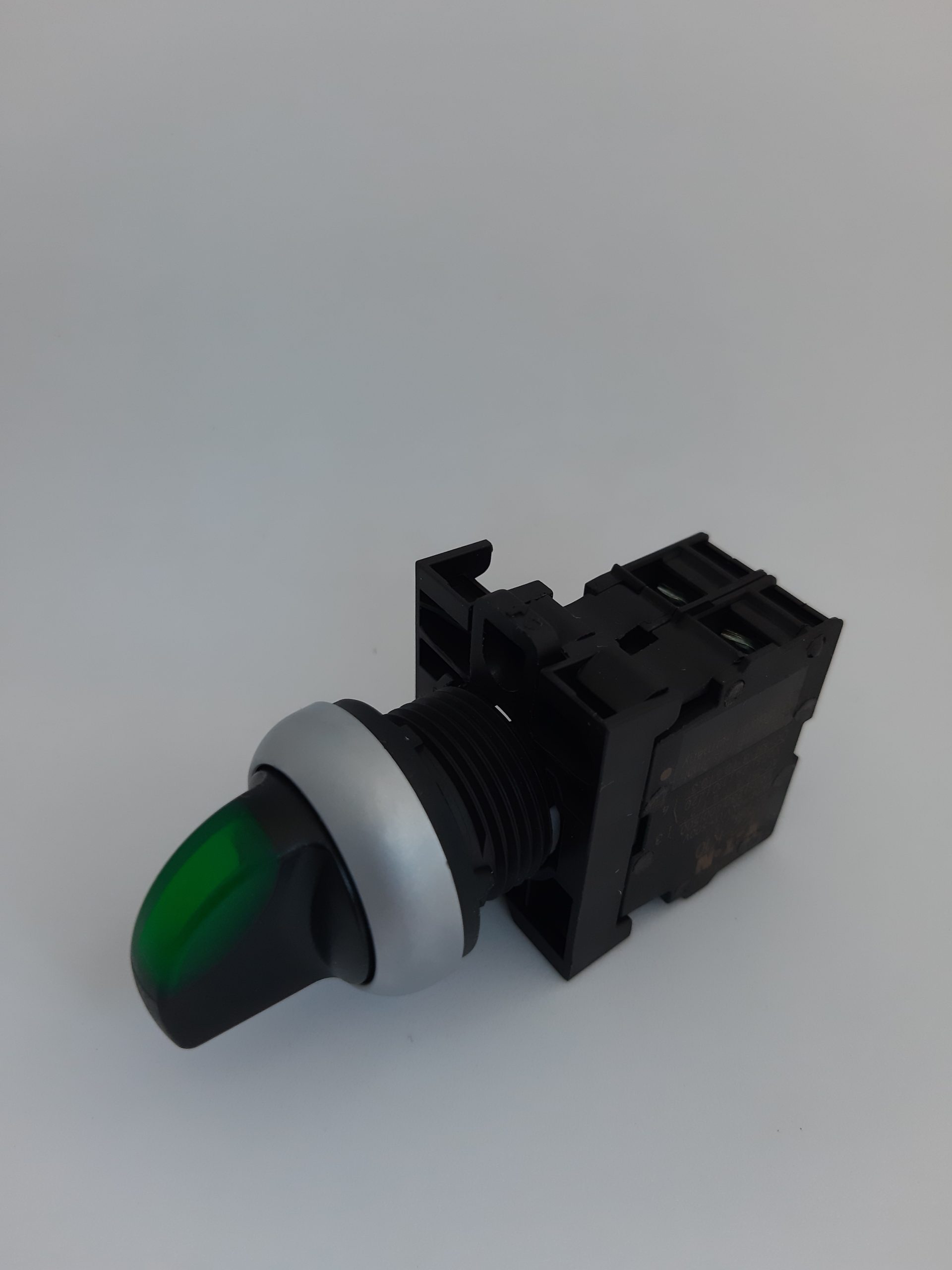 M22-WRLK-G/K10-G-230 210081 SELECTOR LUMINOSO VERDE 2 POSICIONES (0-I) 110/220V 2NA | Lepsac